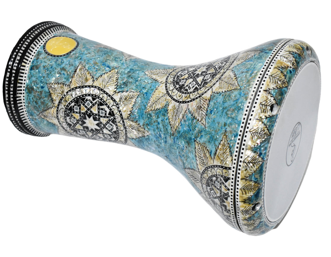 Gawharet El Fan Classic 17/17.5 inch Drum Darbuka Doumbek Tabla Mother ...